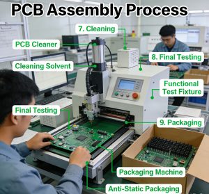 PCB Assembly Process Explained: SMT, Through-Hole & Testing - TOPFAST